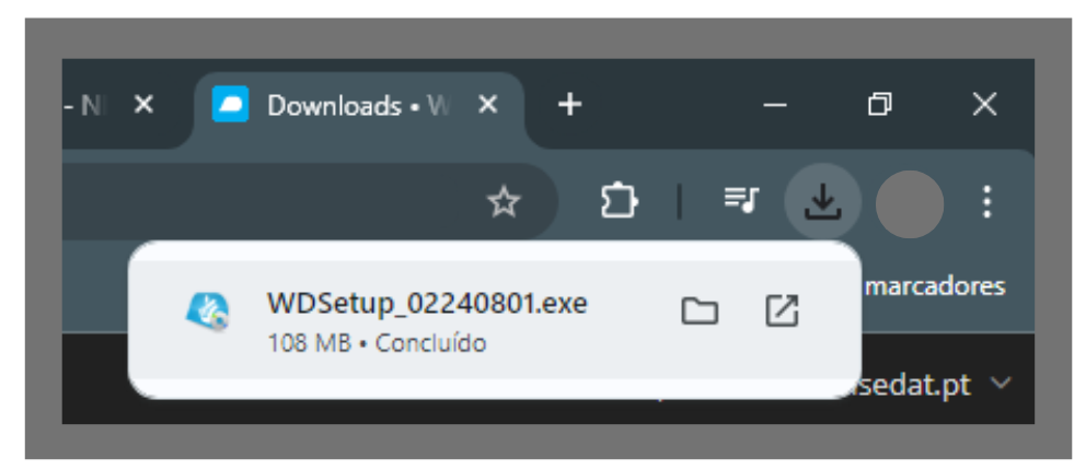 Instalar o software WISEDAT - WISEDAT,
