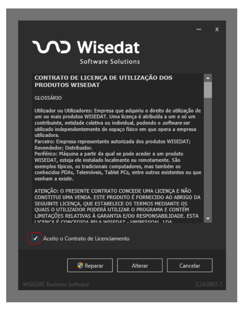 Instalar o software WISEDAT - WISEDAT,