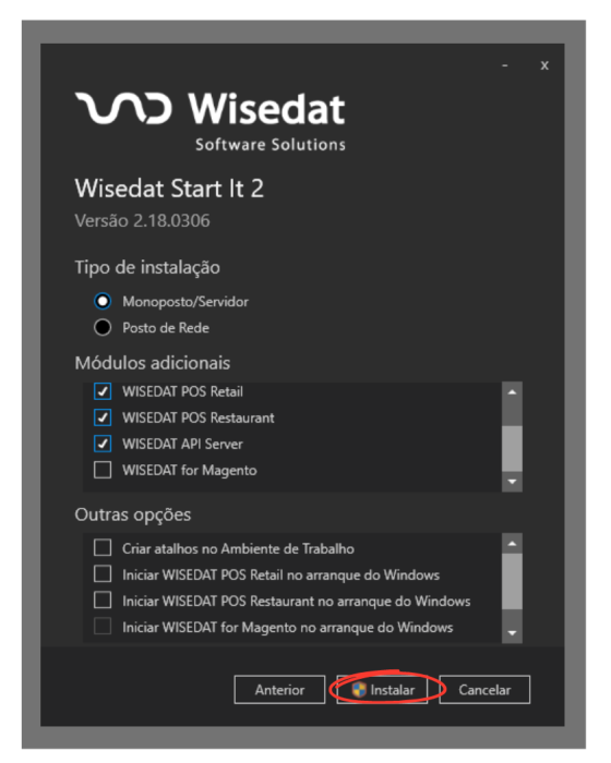 Instalar o software WISEDAT - WISEDAT,